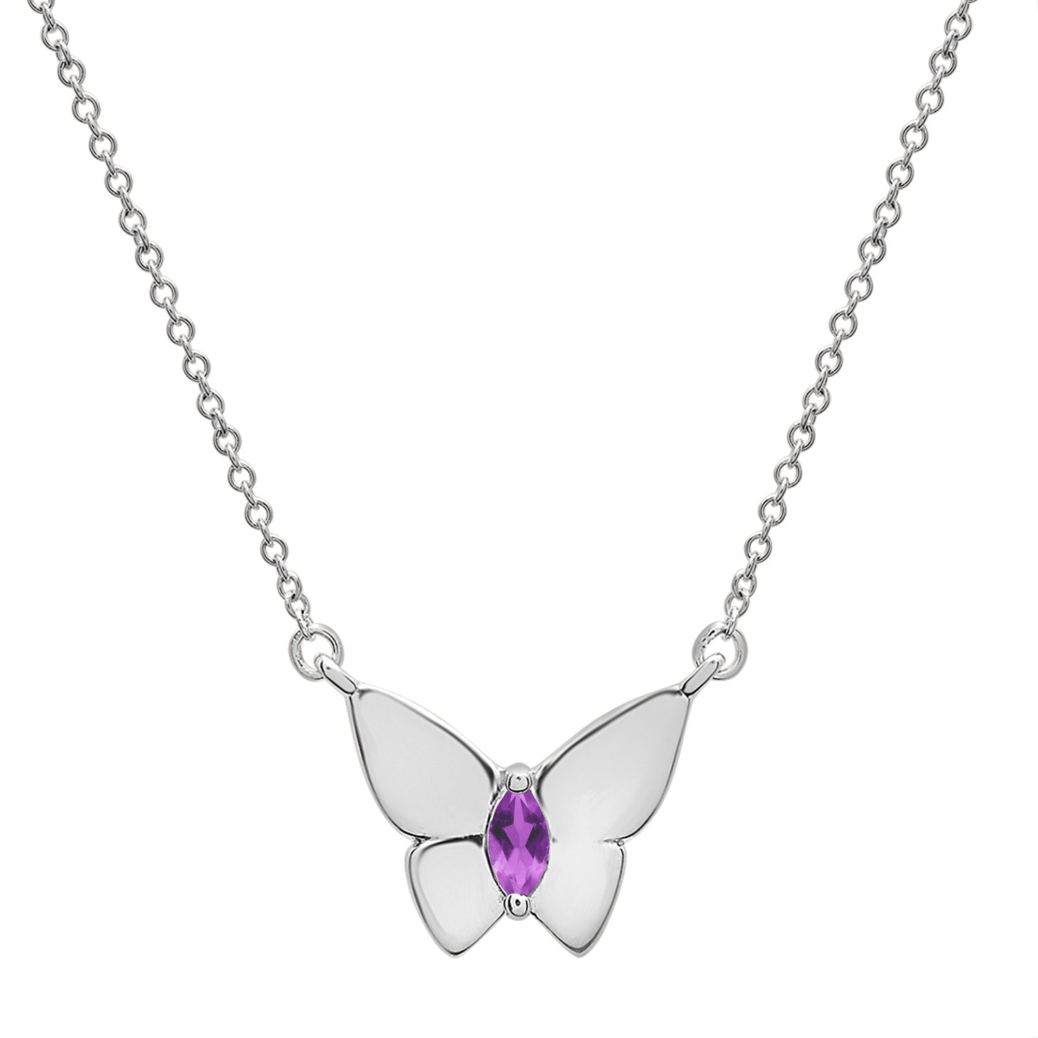 Butterfly Birthstone Necklace – Miki and Jane