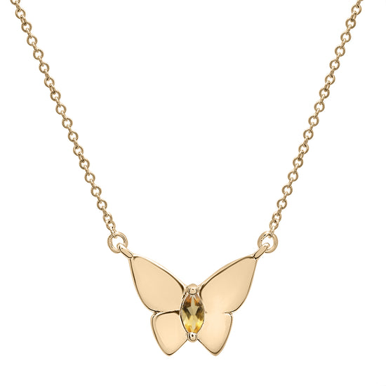 Butterfly Birthstone Necklace – Miki and Jane